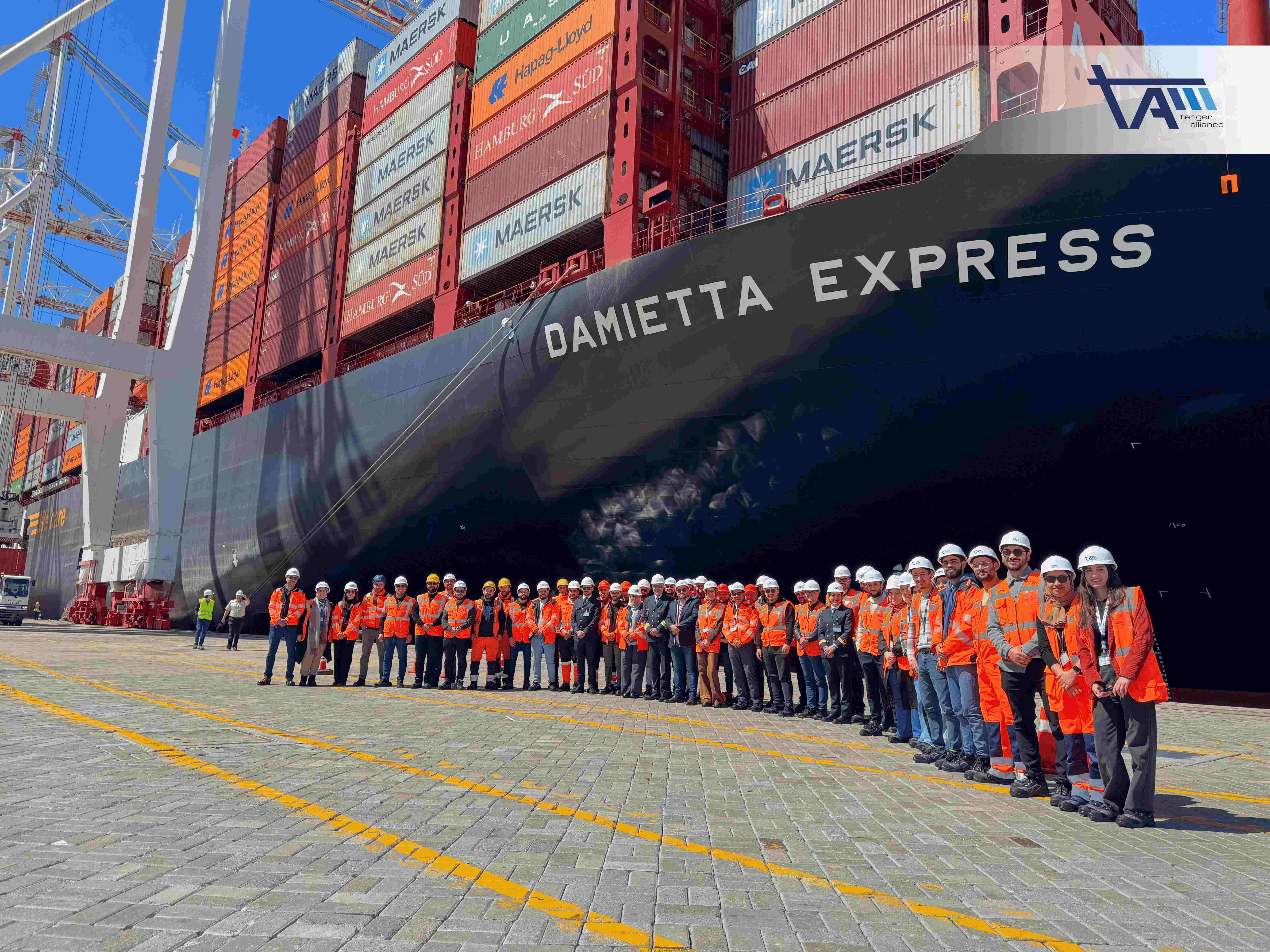 Tanger Alliance | TAT Welcomes First Gemini Call of M/V DAMIETTA EXPRESS